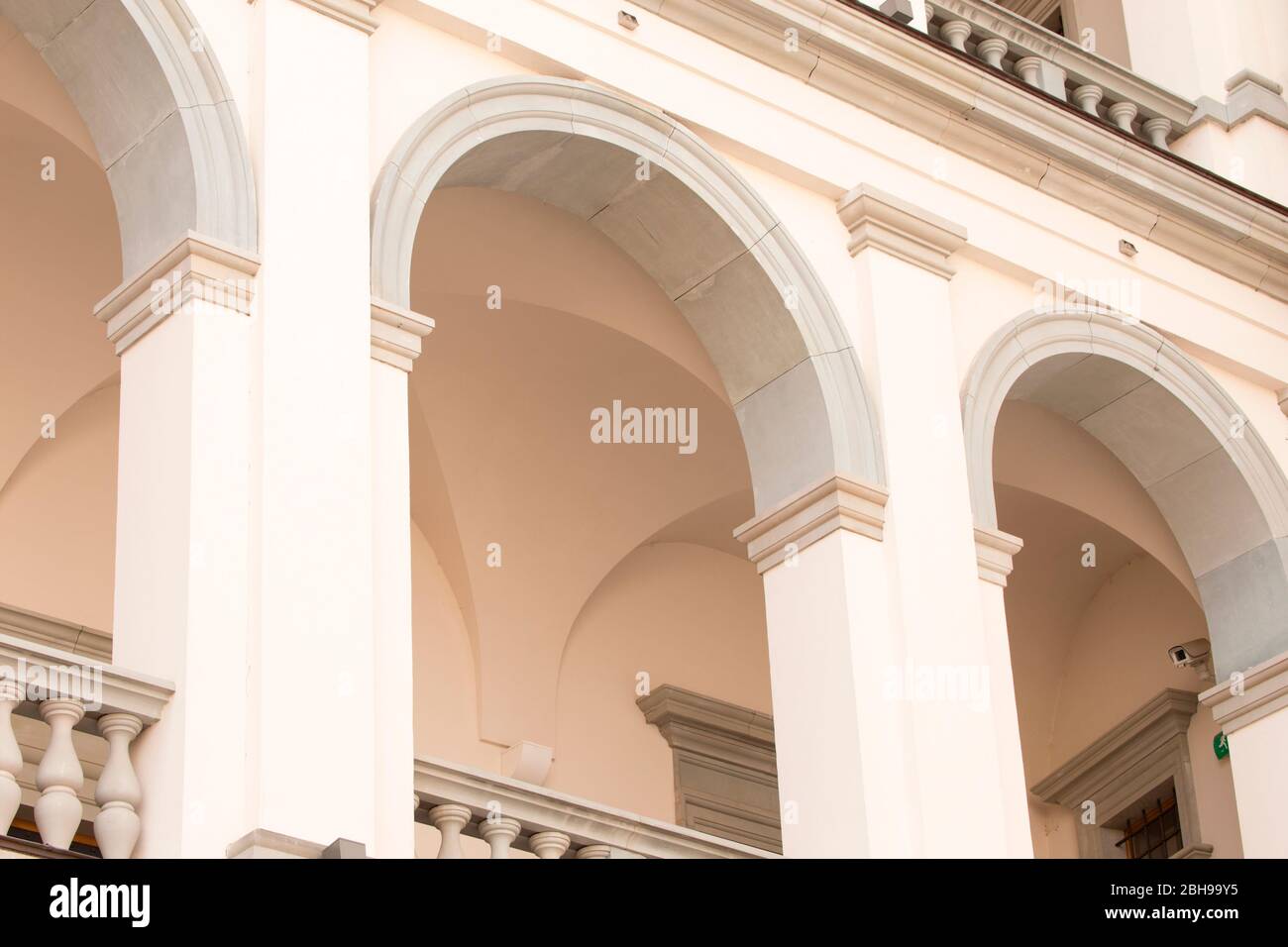 Details of historic building, Old Town Vilnius, Lithuania Stock Photo ...