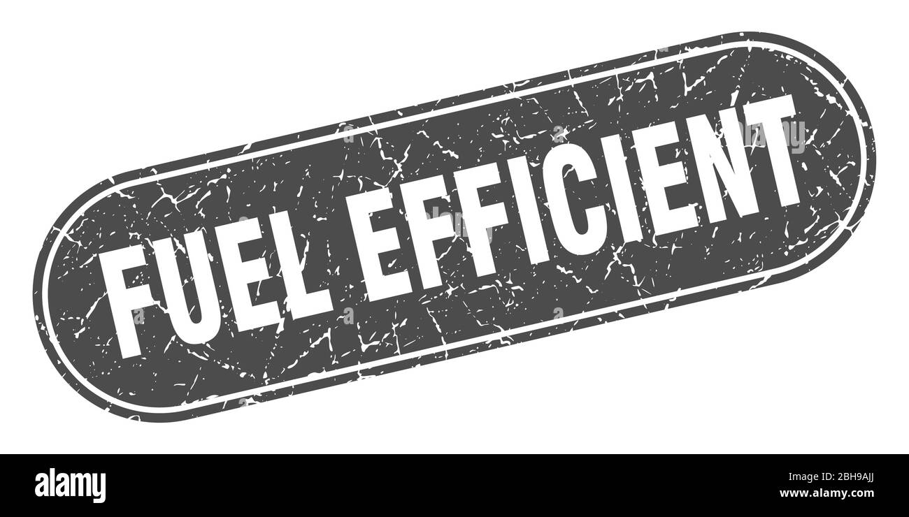 fuel efficient sign. fuel efficient grunge black stamp. Label Stock ...