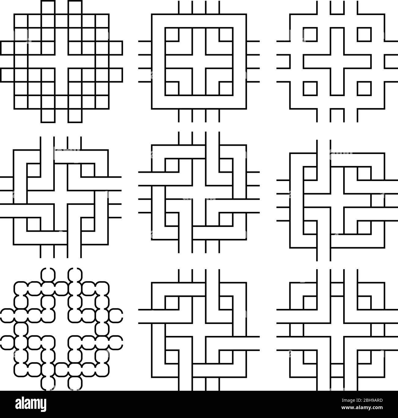 Connecting lines, illustration Cut Out Stock Images & Pictures - Alamy