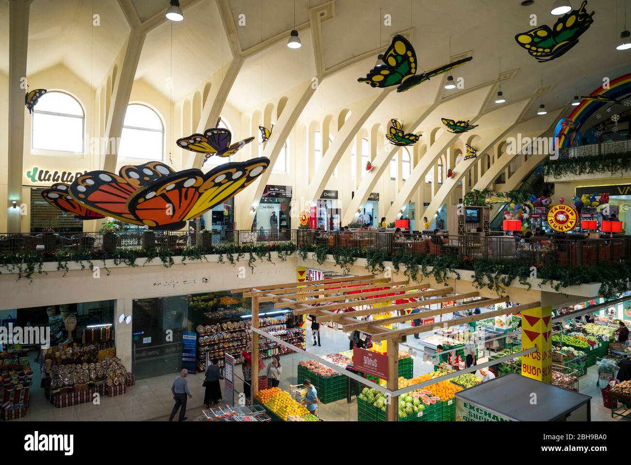 Armenia, Yerevan, Pak Shuka Shopping Center, interior Stock Photo - Alamy