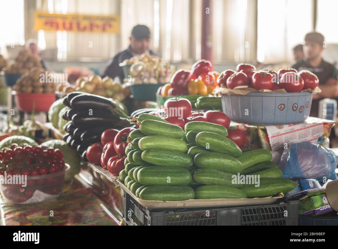 Armenia, Yerevan, G.U.M. Market, food market, produce Stock Photo - Alamy