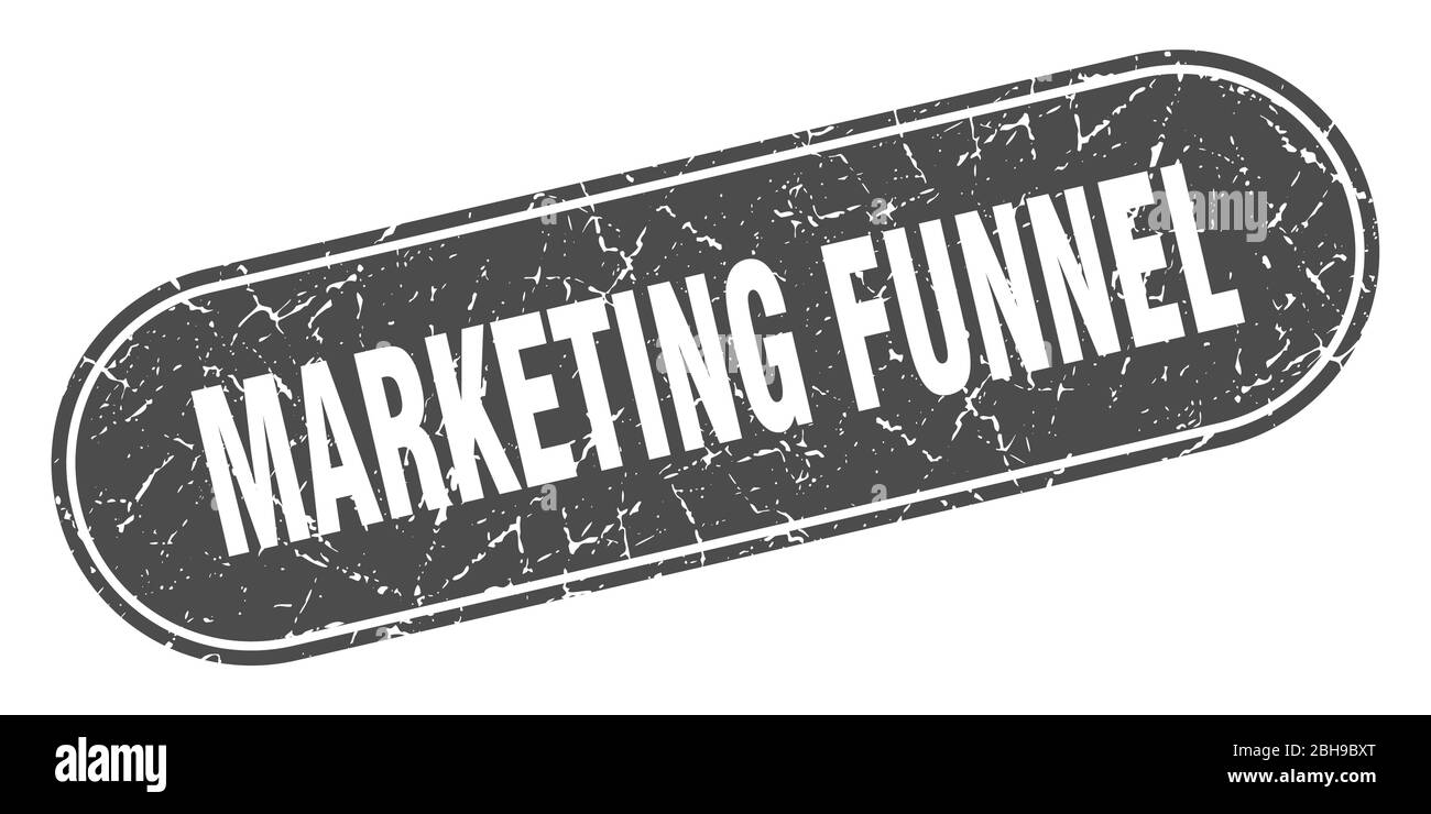 marketing funnel sign. marketing funnel grunge black stamp. Label Stock ...