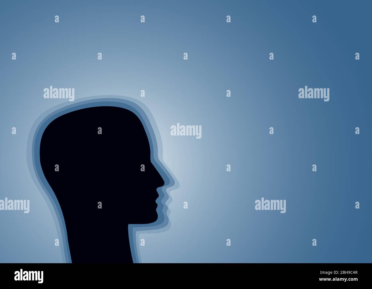 Vector head shaking. Tremor of a person Stock Vector Image & Art - Alamy