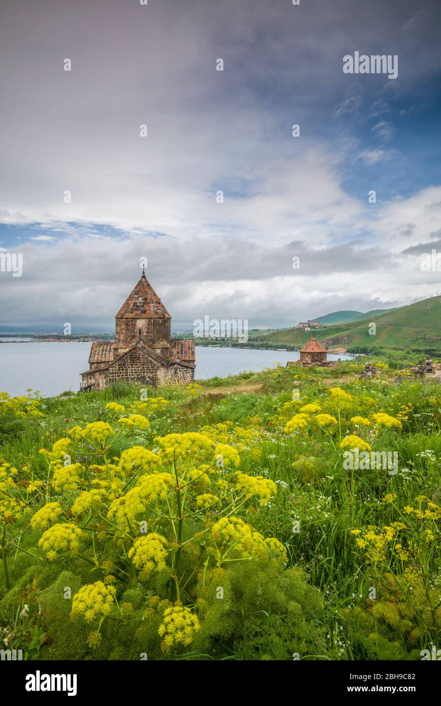 Armenia, Lake Sevan, Sevan, Sevanavank Monastery, church exterior Stock Photo - Alamy