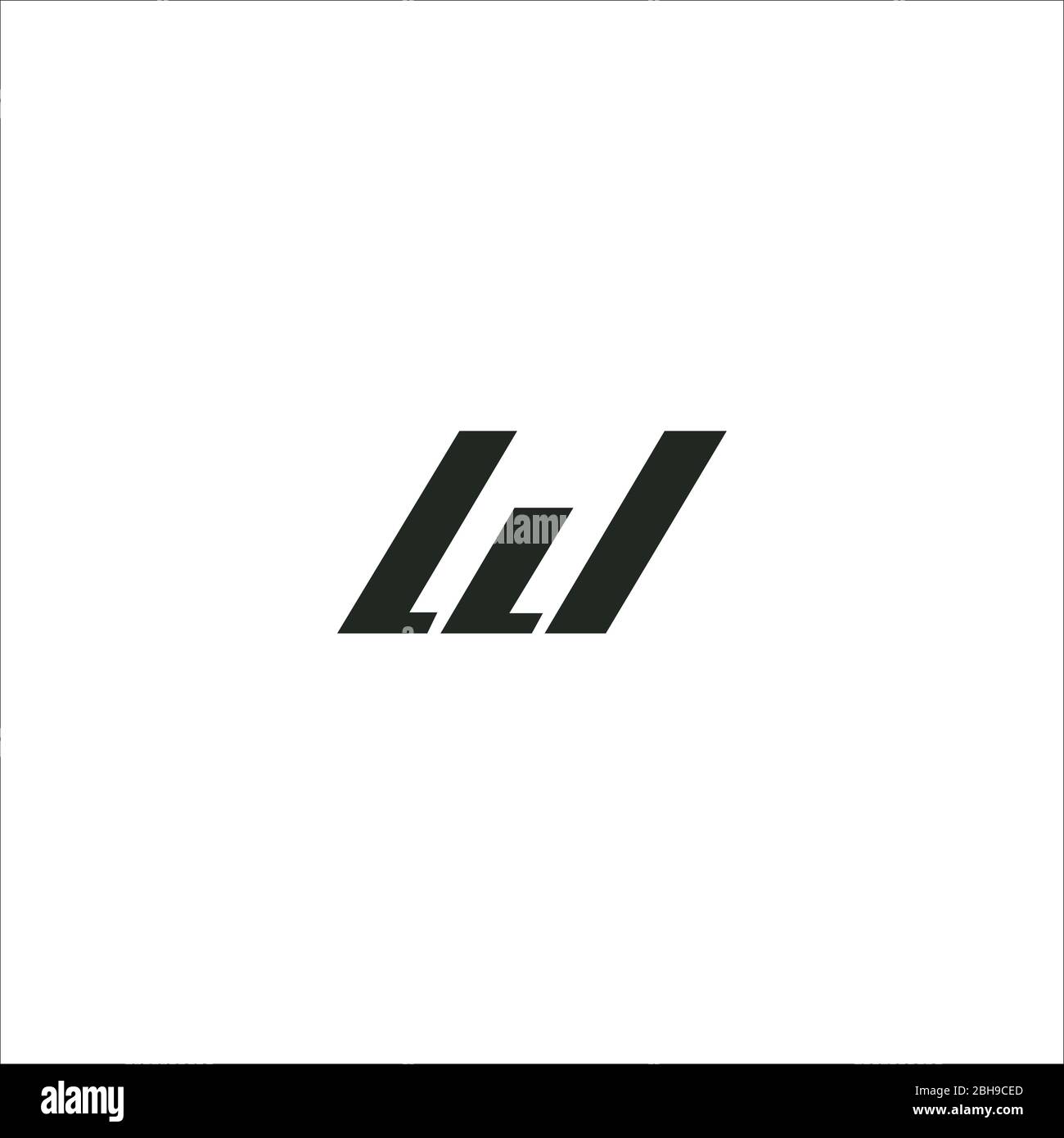 Initial letter wl logo or lw logo vector design template Stock Vector ...