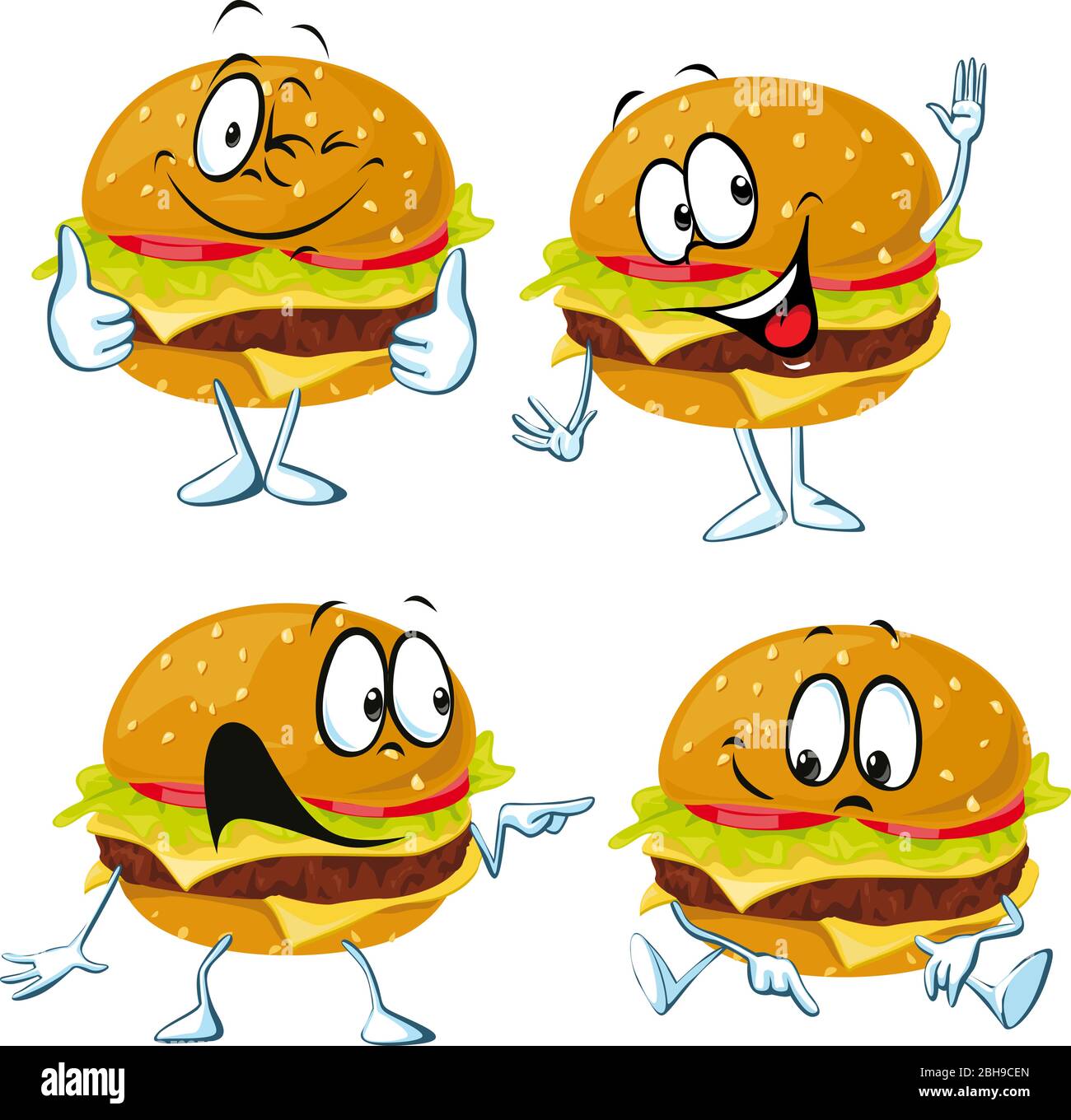 Burger Face Clip Art Burger Face Clip Art