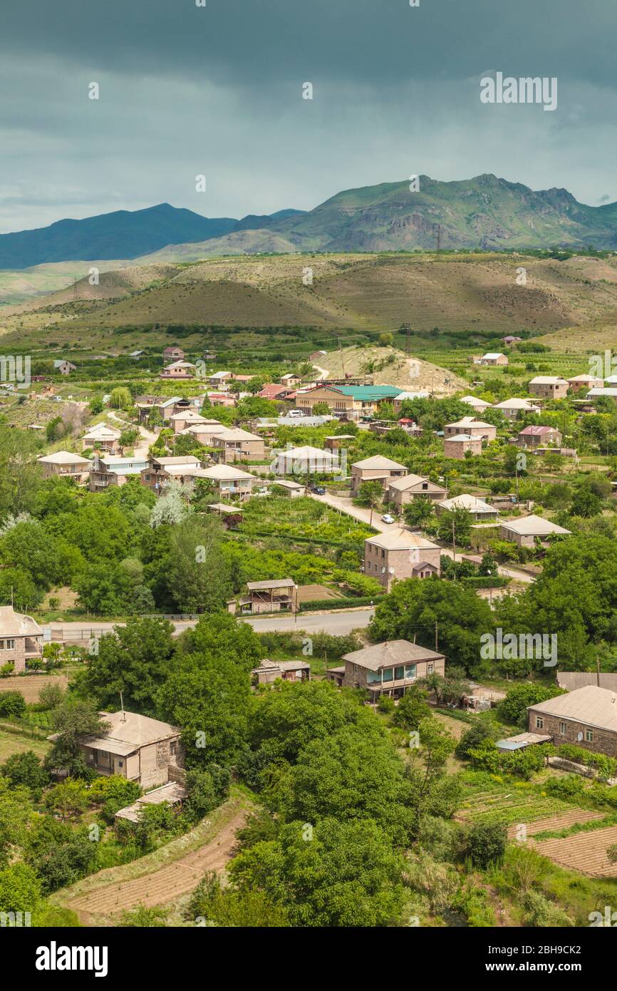Armenia, Areni, high angle town view, late morning Stock Photo - Alamy