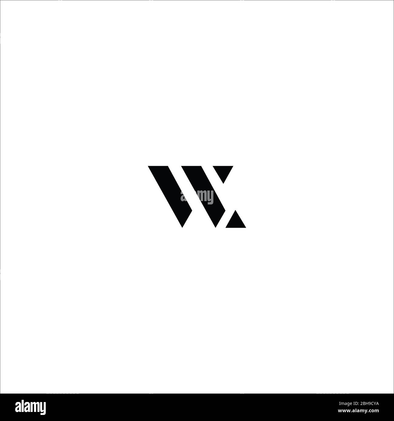 Initial letter wl logo or lw logo vector design template Stock Vector ...