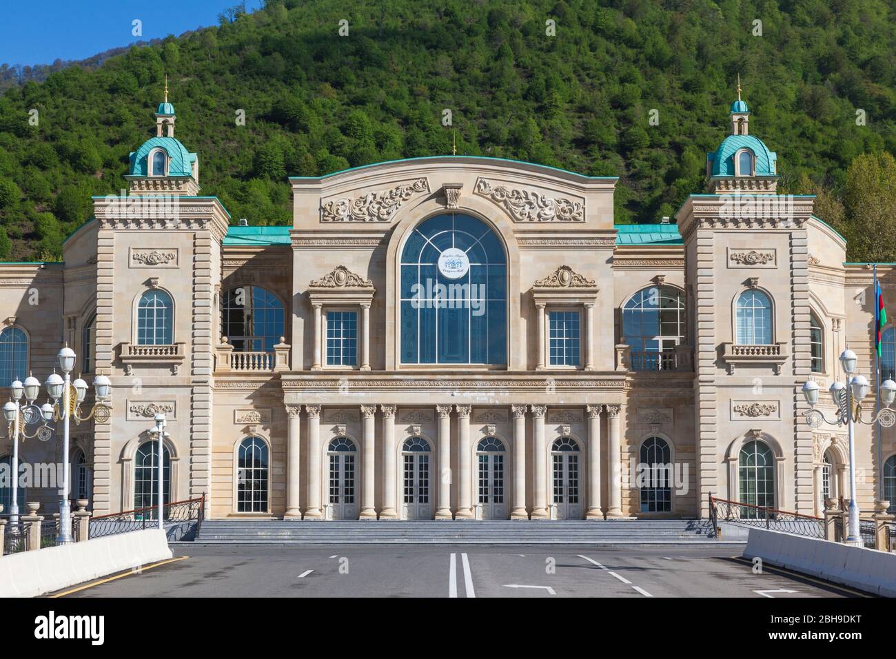 Azerbaijan, Qabala, Gabala, Qabala Congress Center, convention hall ...