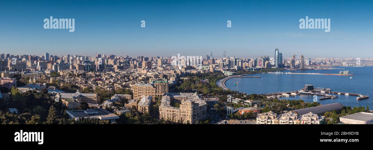 Baku panoramic hi-res stock photography and images - Alamy