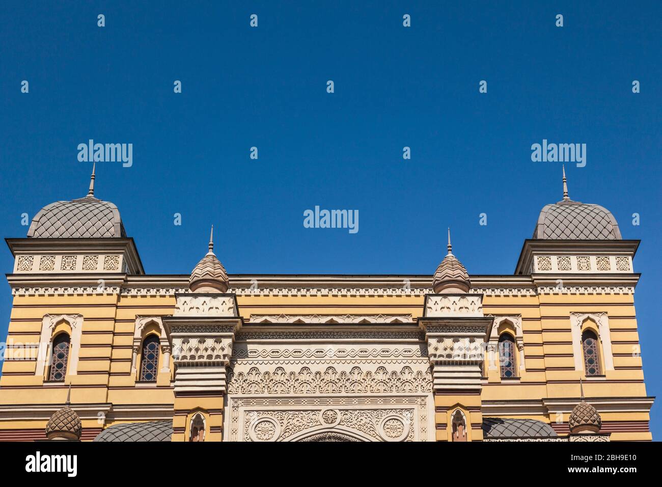 Georgia, Tbilisi, Rustaveli Avenue, Opera and Ballet Theater, exterior ...