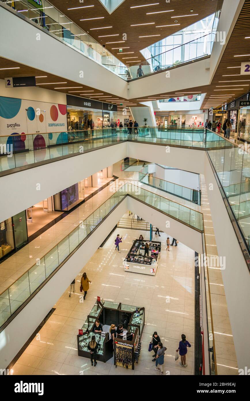 Georgia, Tbilisi, Galleria Tbilisi Mall, interior Stock Photo - Alamy