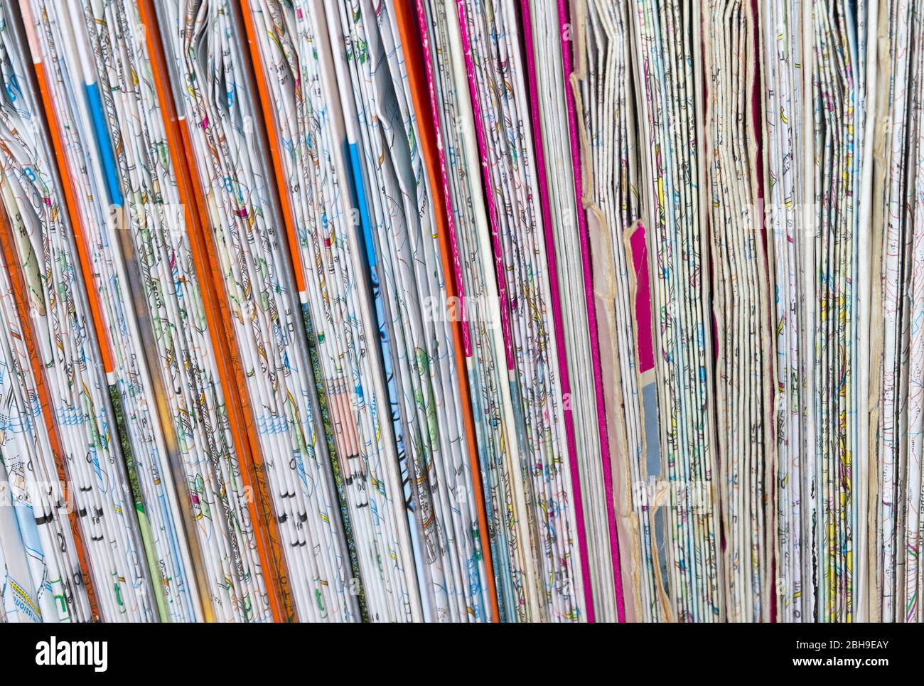 British OS map collection Stock Photo - Alamy