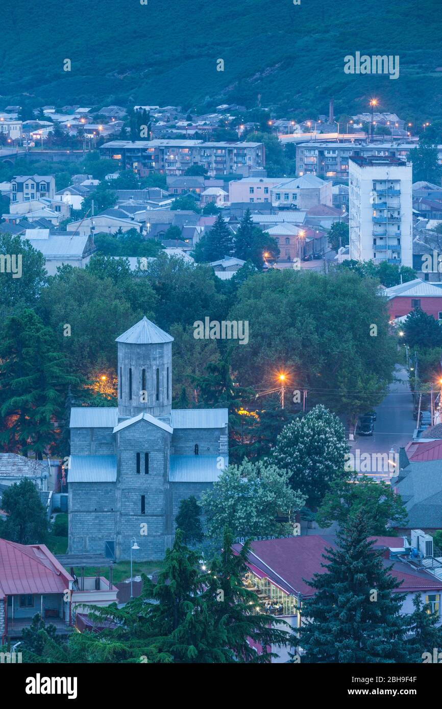 Elevated town view from gori fortress hi-res stock photography and ...
