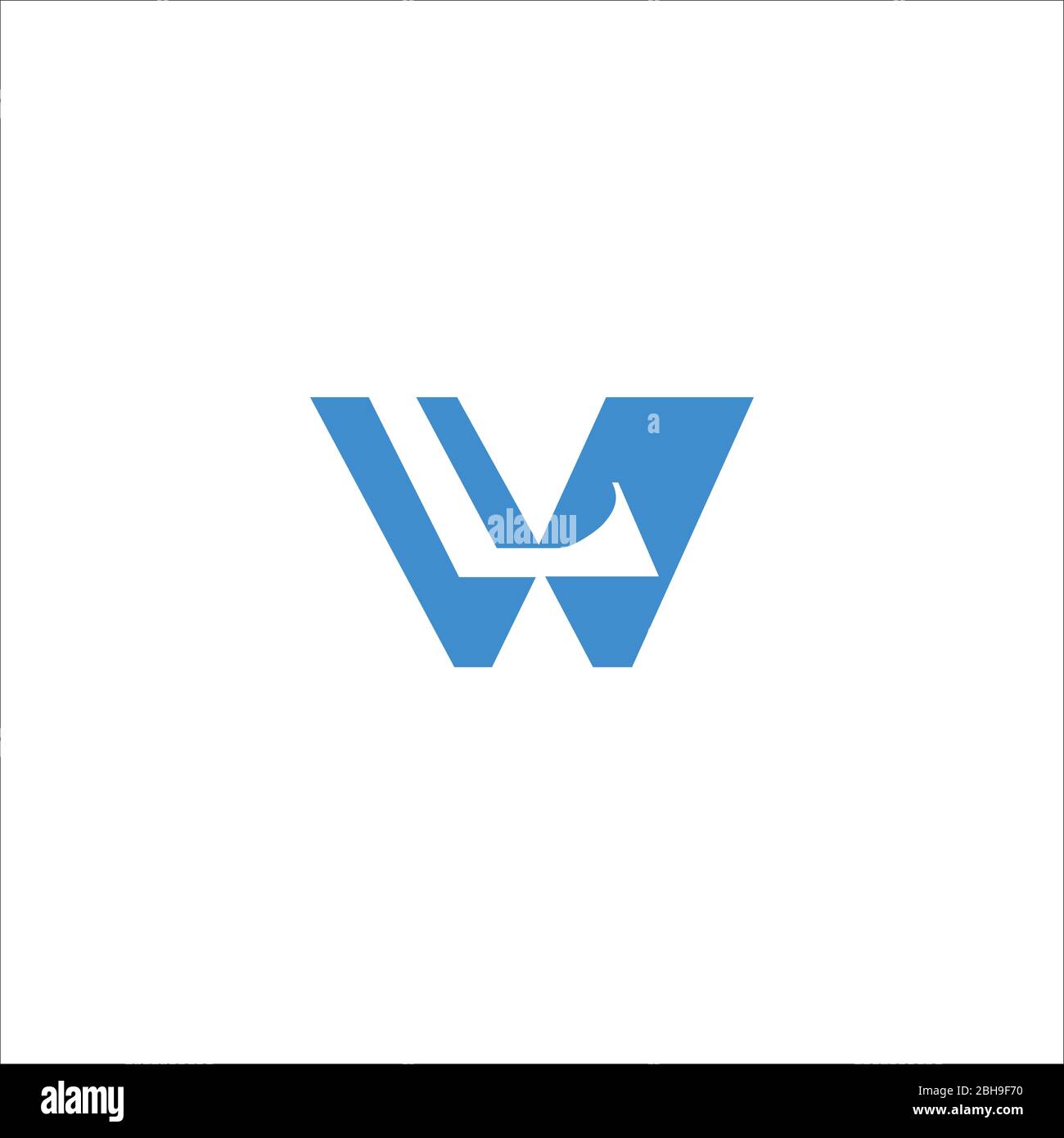 Initial letter wl logo or lw logo vector design template Stock Vector ...