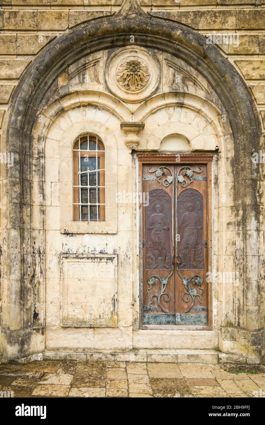 Georgia, Kutaisi, Motsameta Monastery, doorway Stock Photo - Alamy