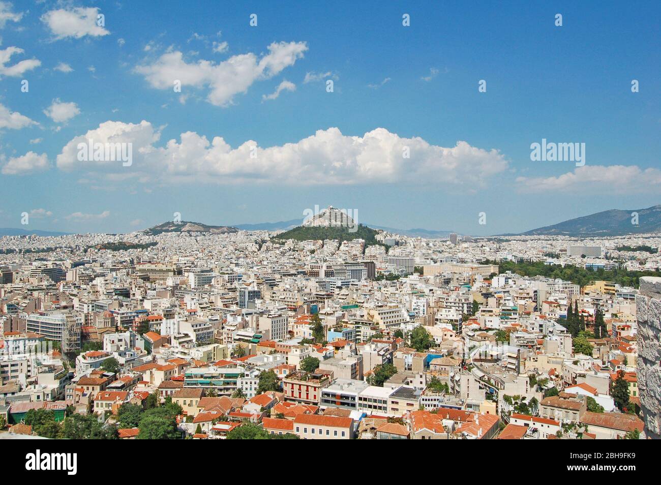 A typical cityscape in the Greek capital Athens Stock Photo - Alamy