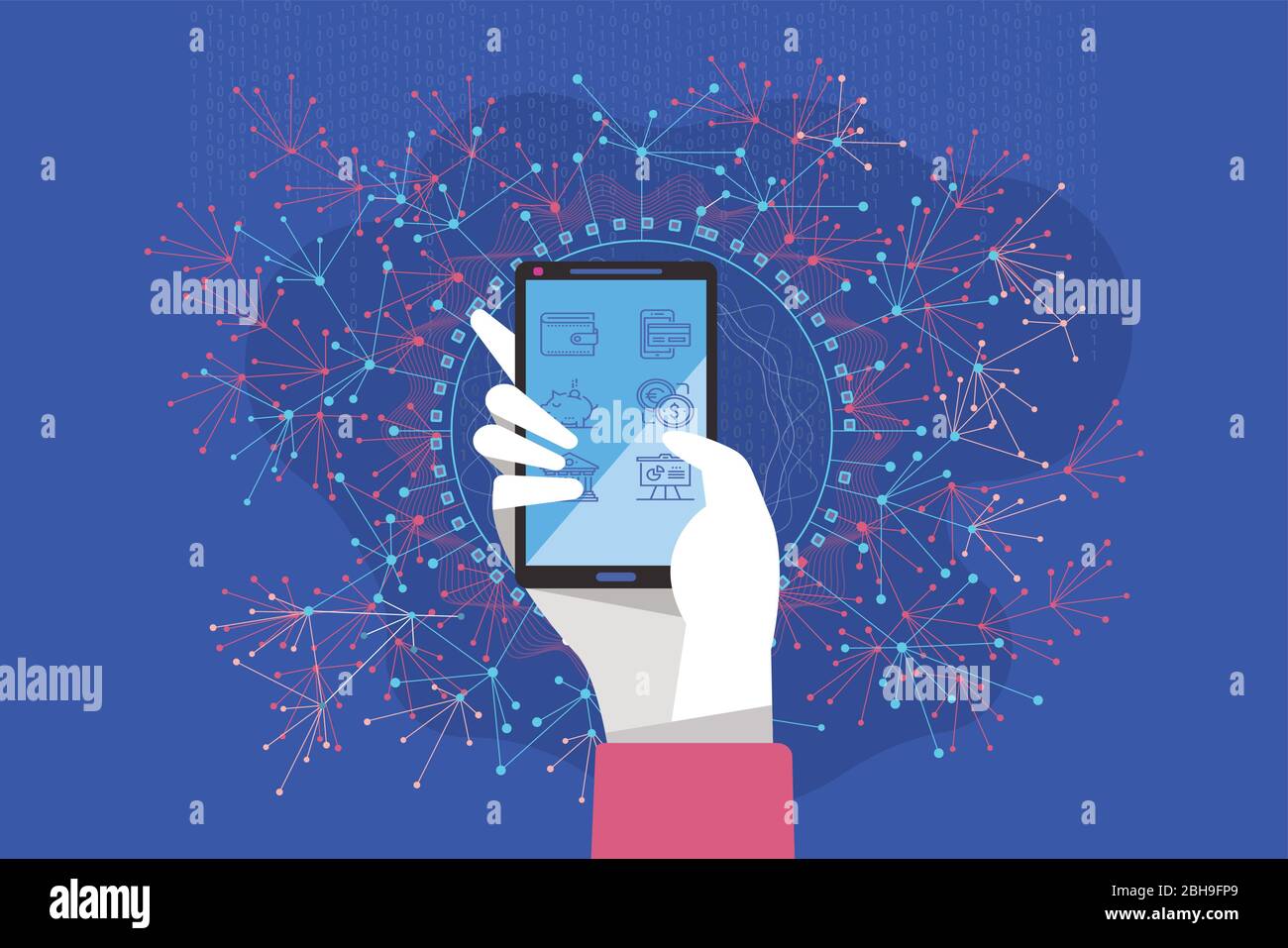 Cyber consciousness vector vectors hi-res stock photography and images ...