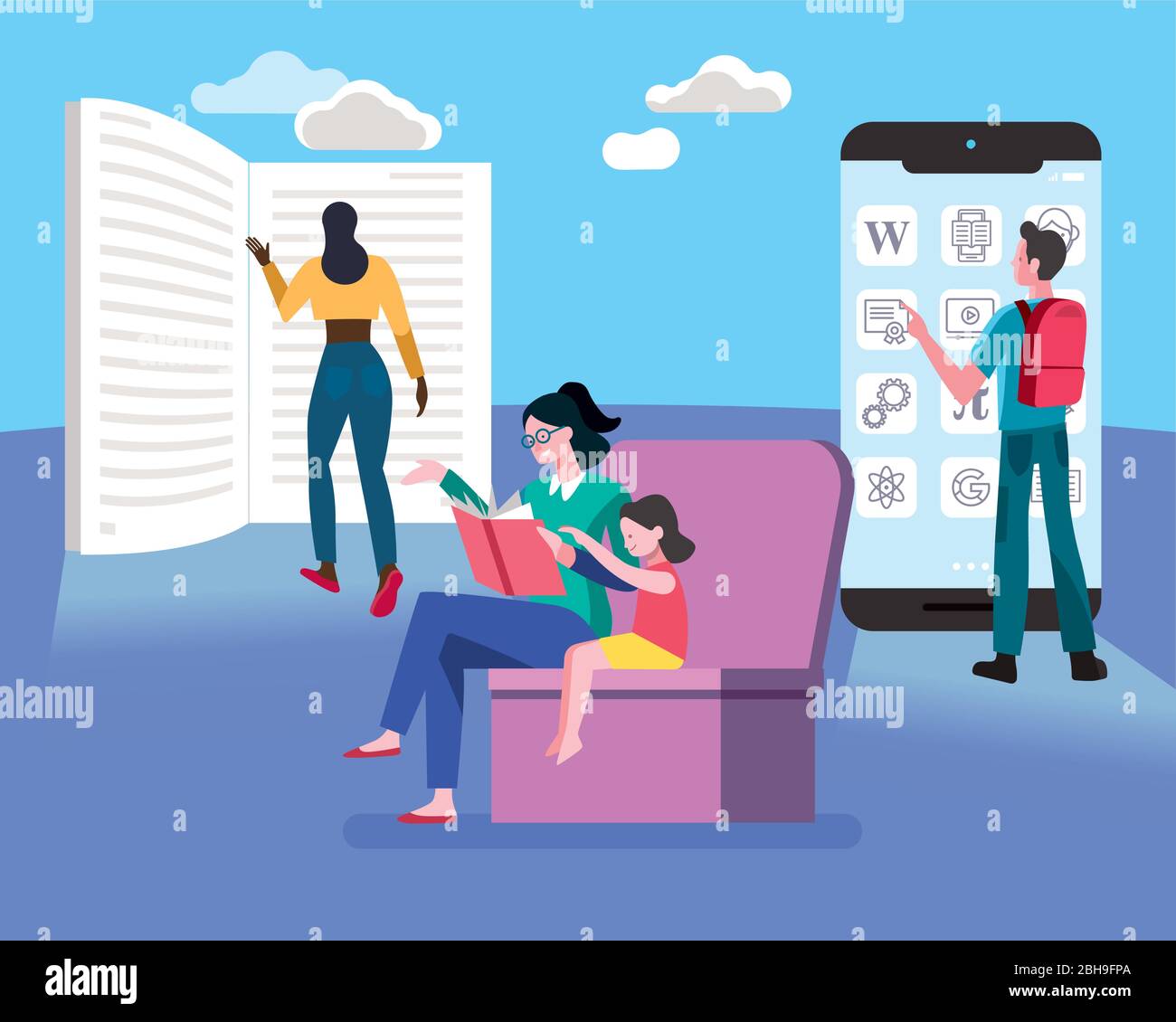 University path Stock Vector Images - Alamy