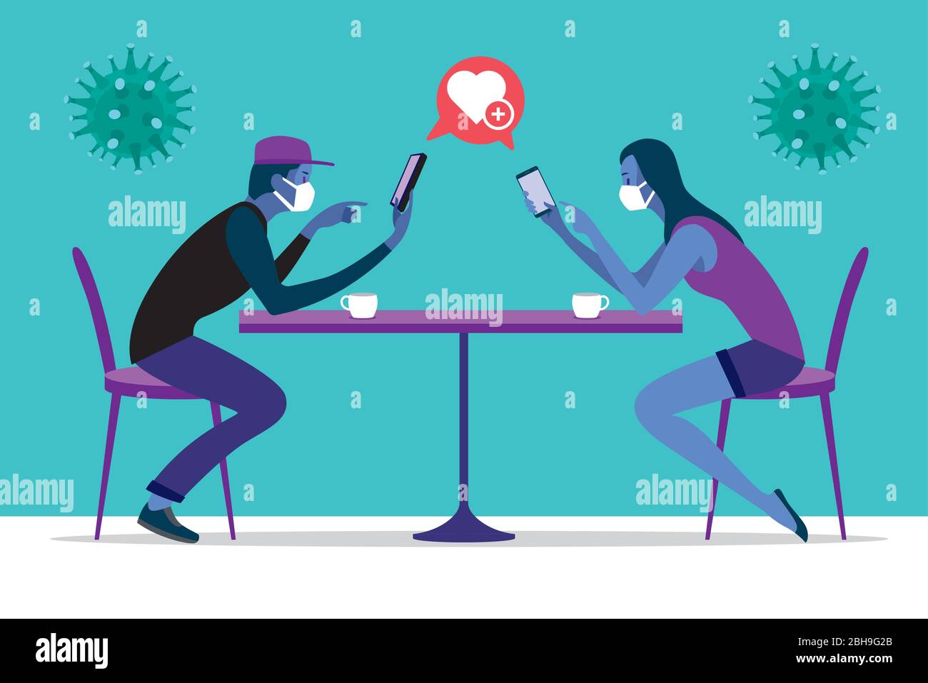 Covid 19 protected Stock Vector Images - Alamy