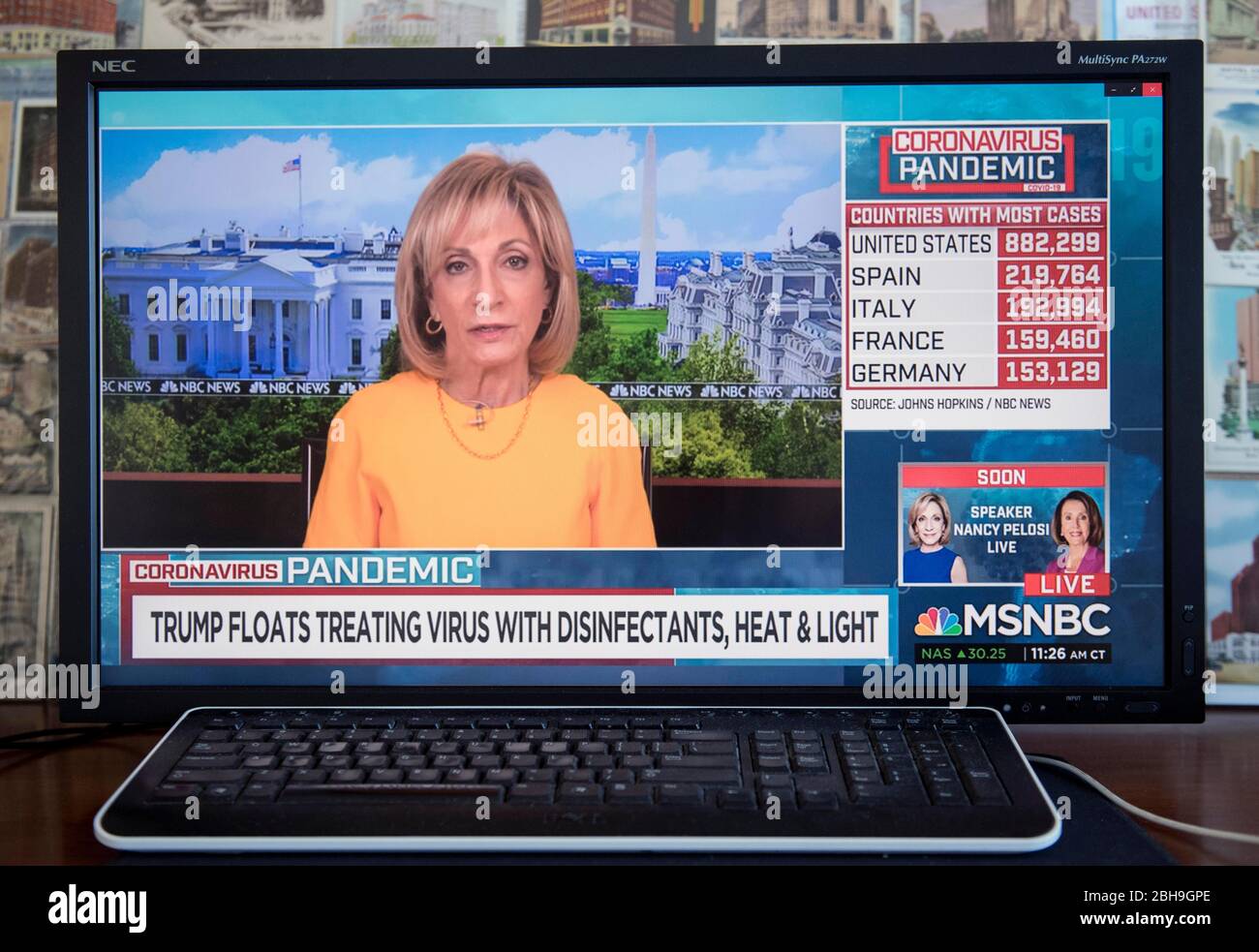 Washington, District of Columbia. 24th Apr, 2020. U.S. - A screen grab ...