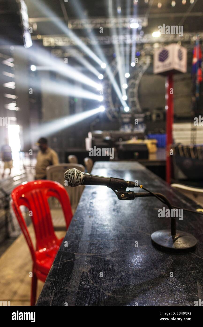 Cambodia, Phnom Penh, Cambodian kick boxing match, pradal serey ...