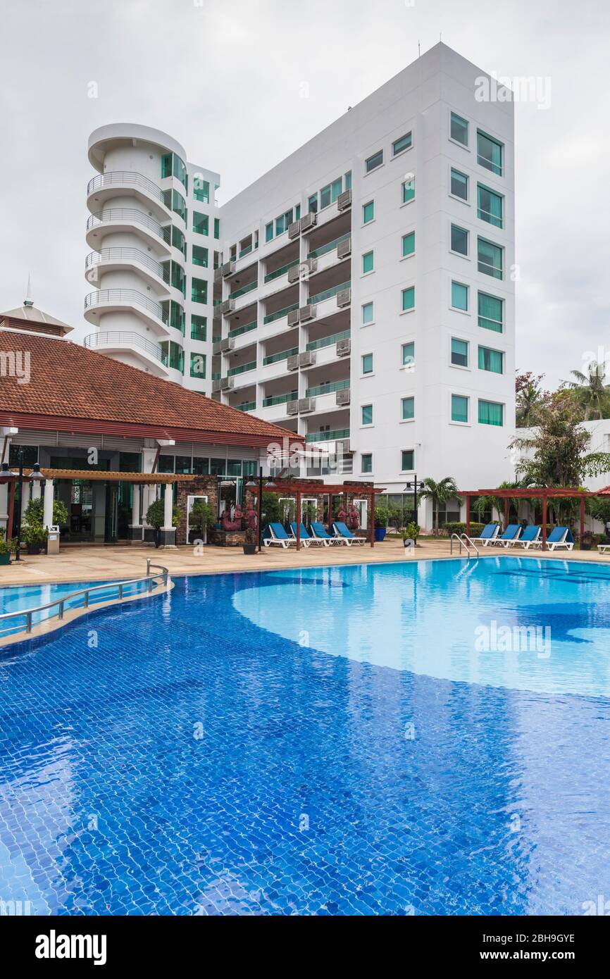 Cambodia, Sihanoukville, Independence Beach, 1960s-era Independence ...