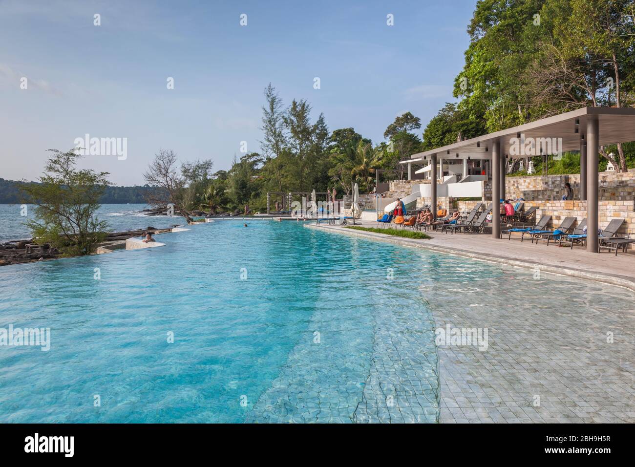 Cambodia, Sihanoukville, Independence Beach, 1960s-era Independence ...