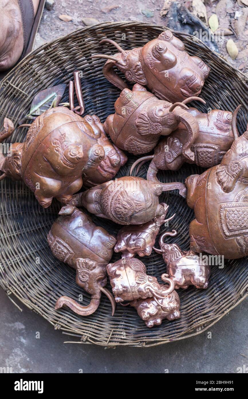 Cambodia, Siem Reap, Artisans Angkor, traditional craft workshop ...