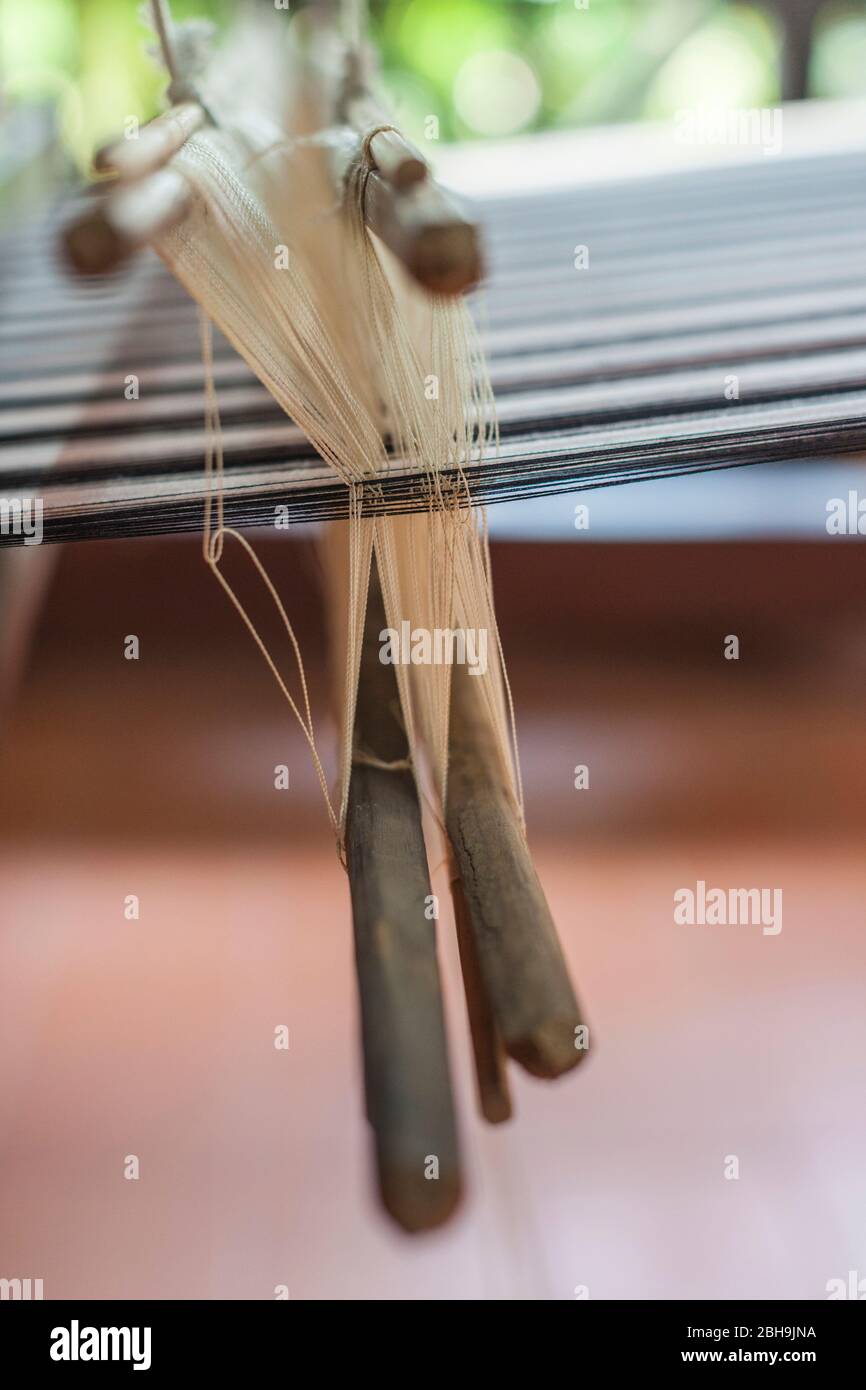 Traditional laotian textile hi-res stock photography and images - Alamy
