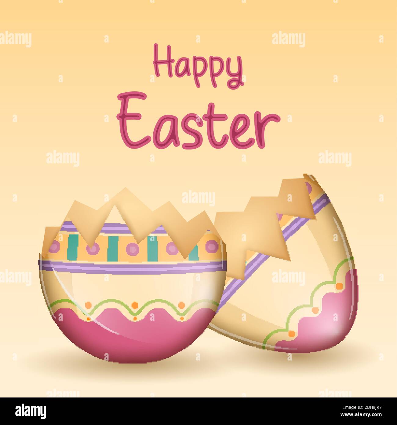 Happy easter poster Stock Vector Image & Art - Alamy