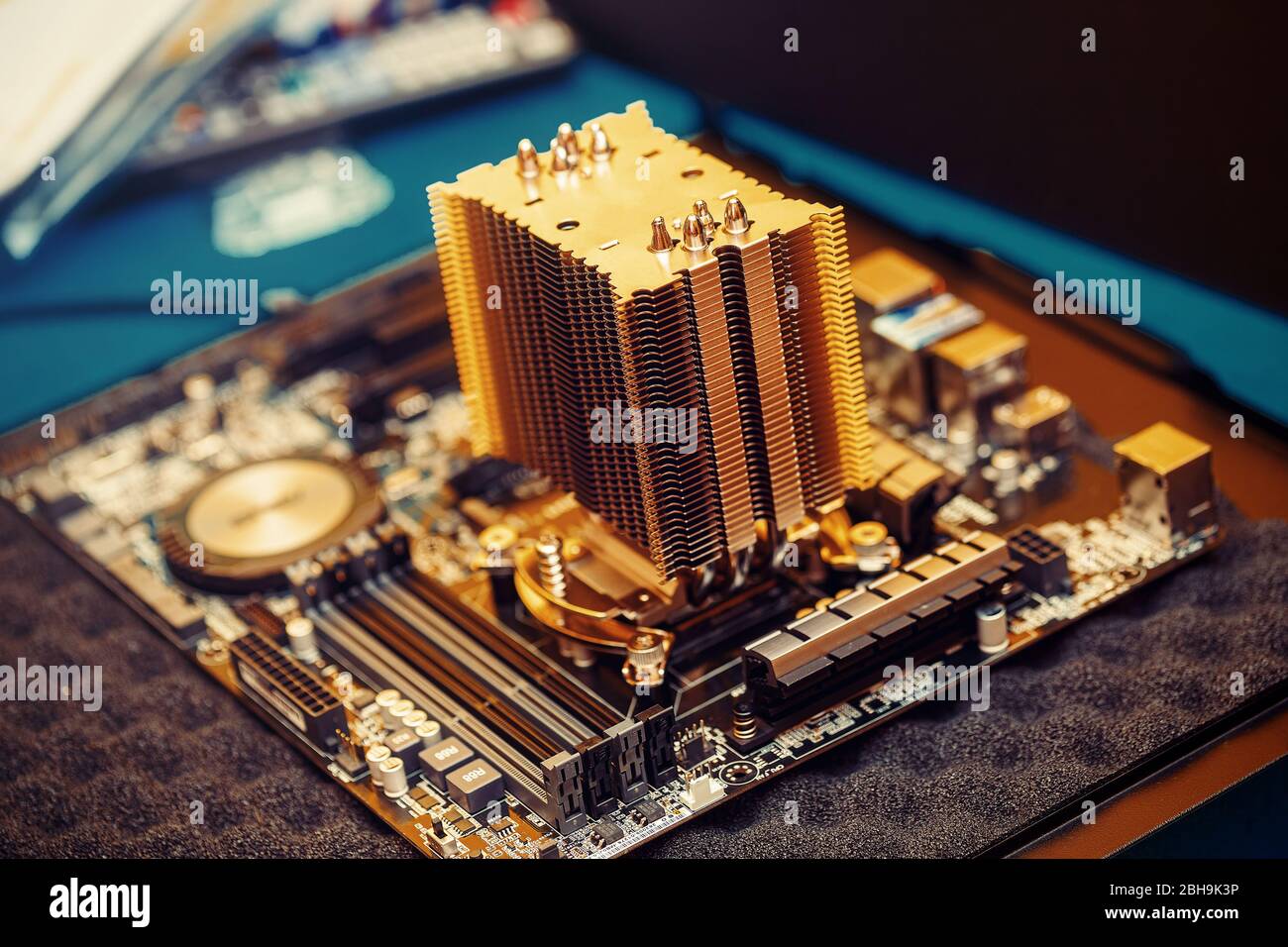 Repair of a computer, detail of disassembled computer Stock Photo - Alamy
