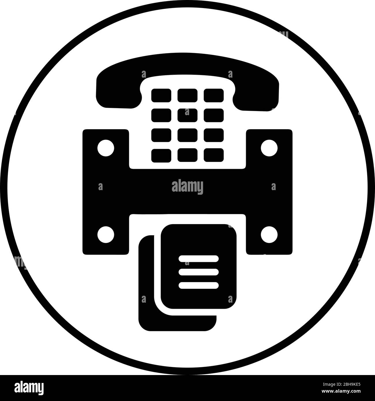Beautiful, meticulously designed Fax icon, phone, print, telephone ...