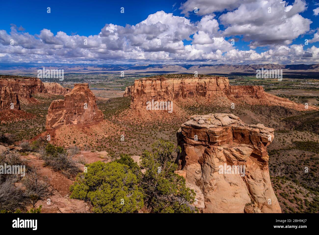 USA, Colorado, Colorado National Monument, Fruita, Monument Canyon mit ...