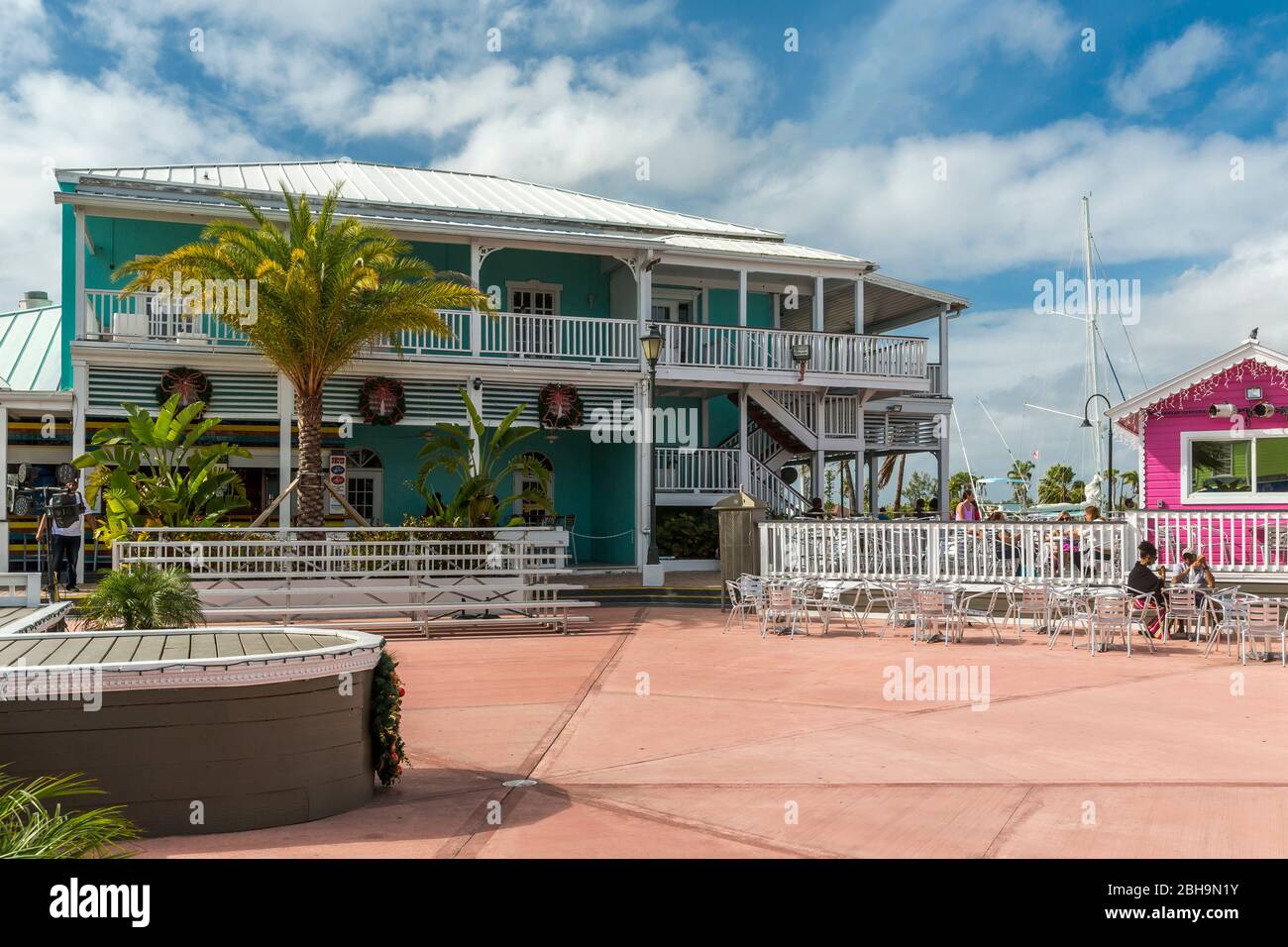 Port Lucaya Marketplace, Freeport, Grand Bahama, Bahamas, Caribbean ...