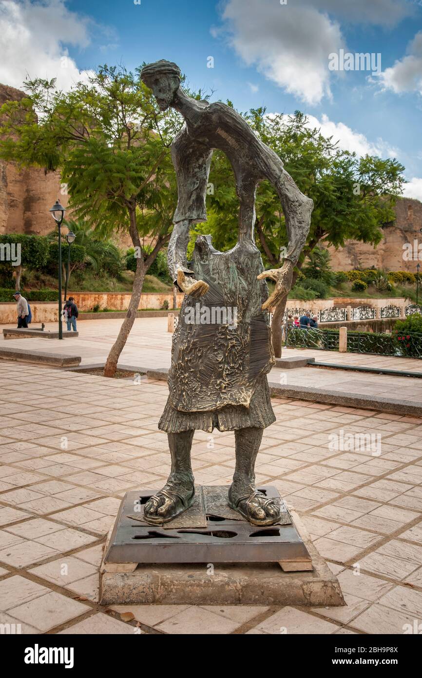 Sculpture Moulay Idriss Stock Photo - Alamy