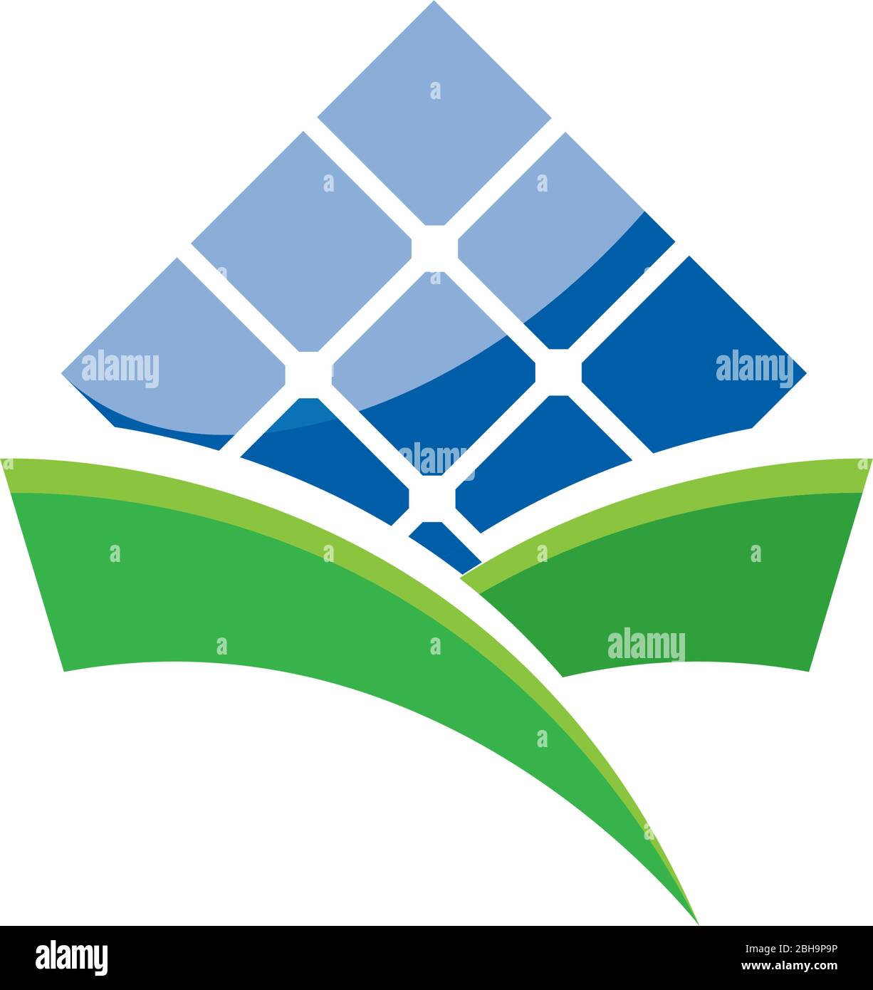 Vector sign solar panel, green energy and renewable Stock Vector Image ...