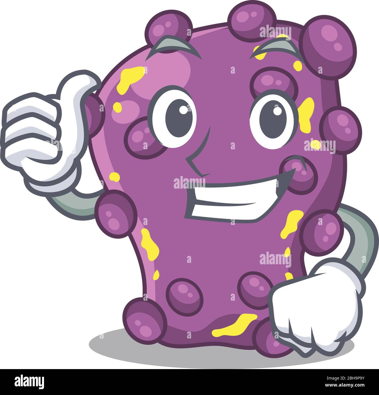 Shigella cartoon character design making OK gesture Stock Vector Image ...