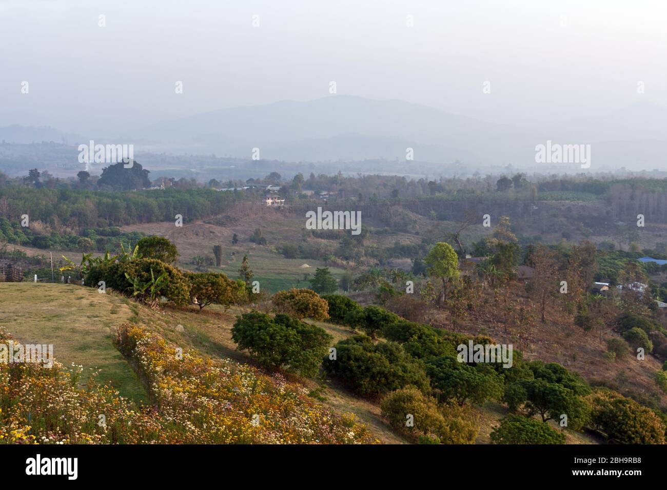 Asia mountain viewpoint hi-res stock photography and images - Alamy