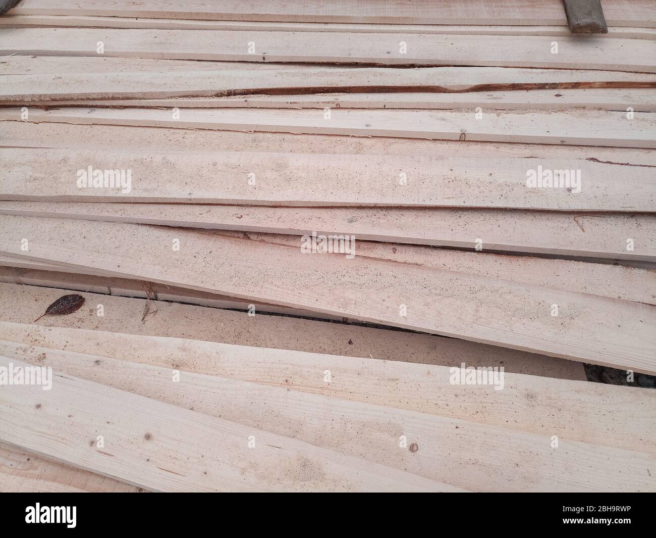 Boards with a sawmill. Building material from wood, boards for ...