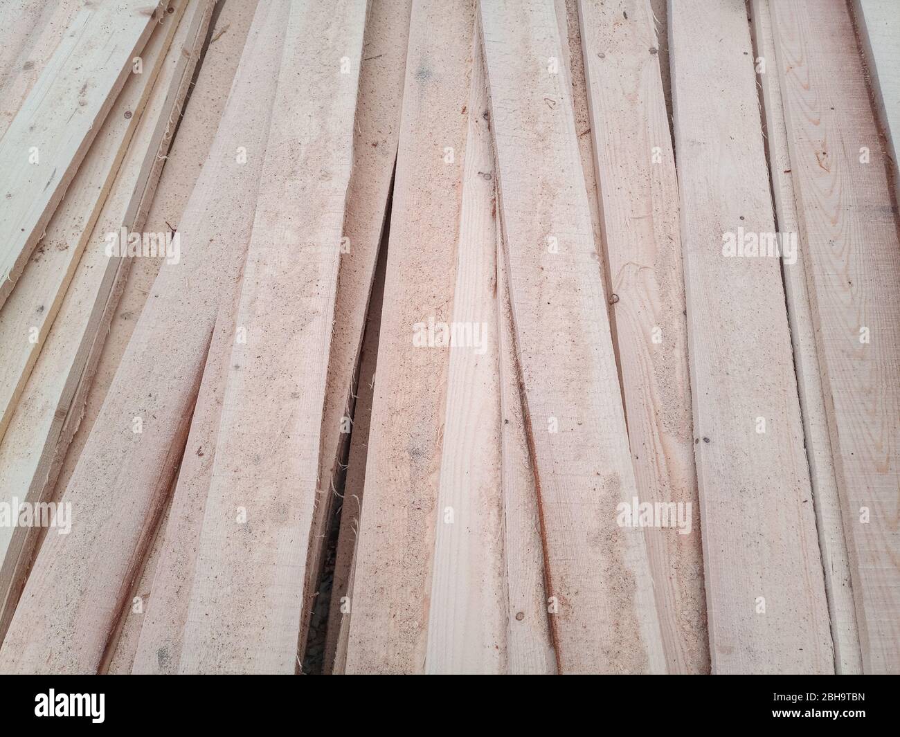 Boards with a sawmill. Building material from wood, boards for ...