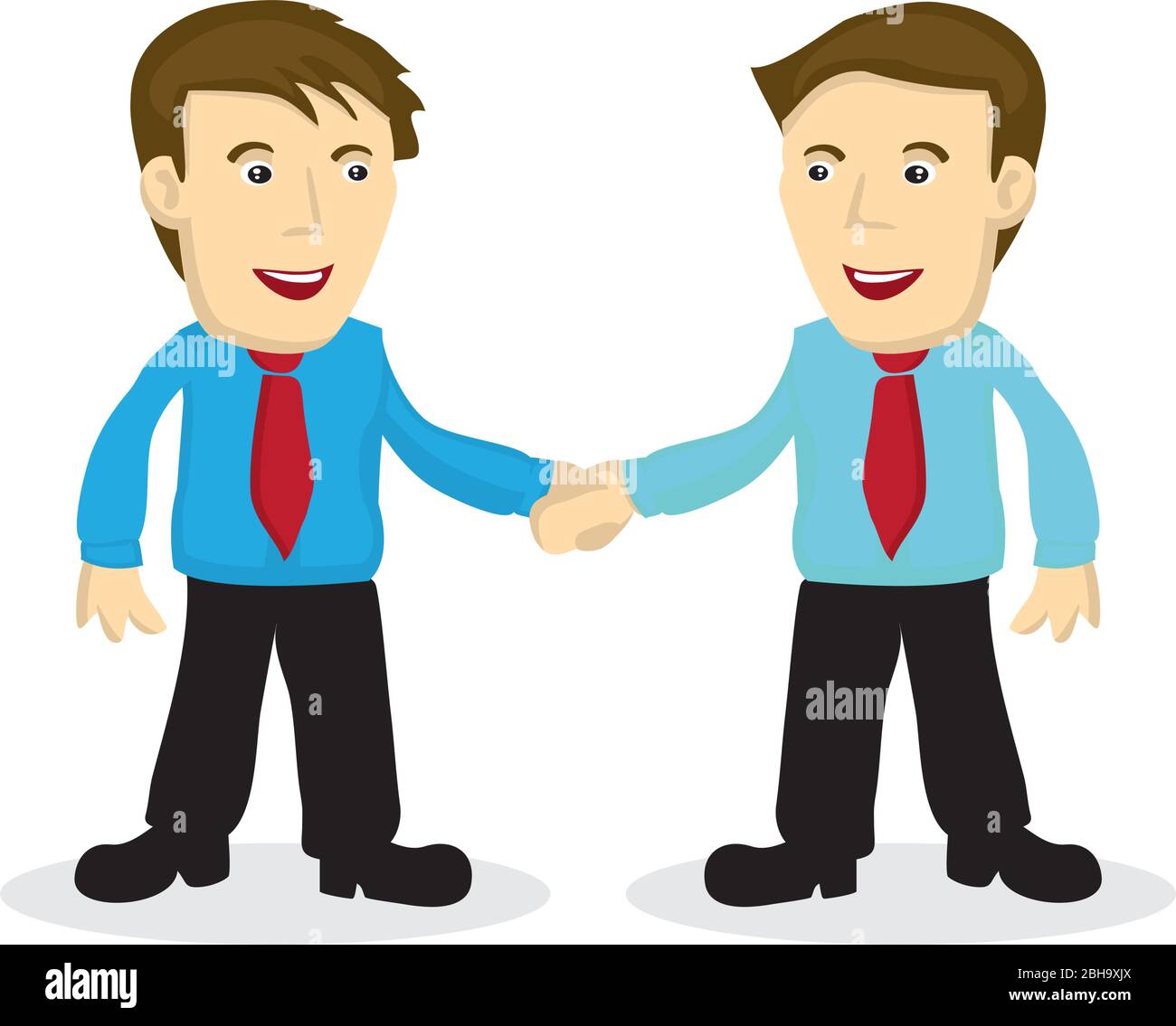 Businessman handshake. Business people greeting each other. Concept of ...