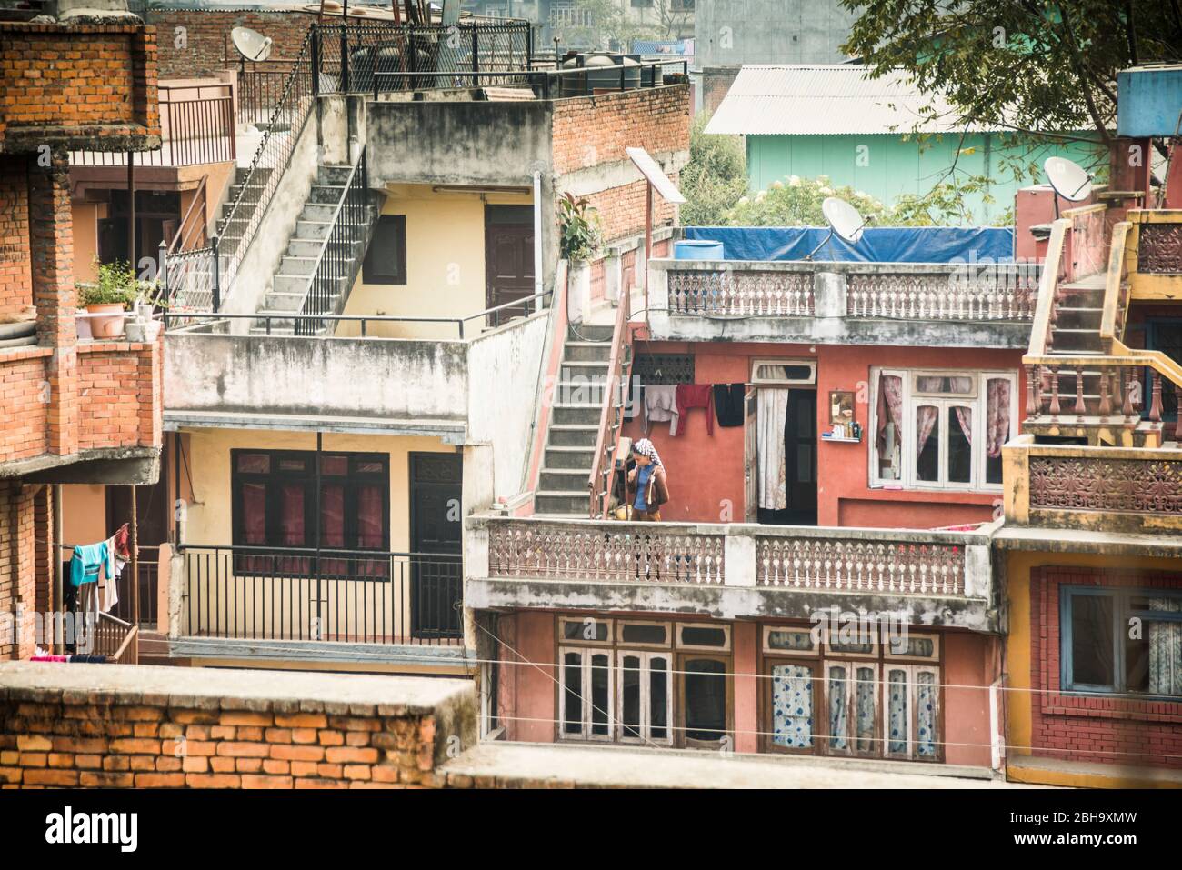 Nepal, Kathmandu, cityscape, houses Stock Photo - Alamy