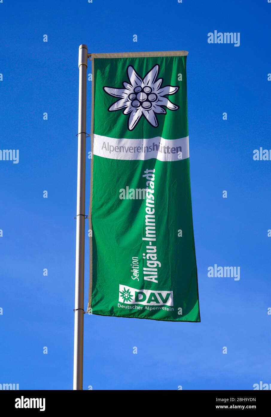 Flag of the german alpine association hi-res stock photography and ...