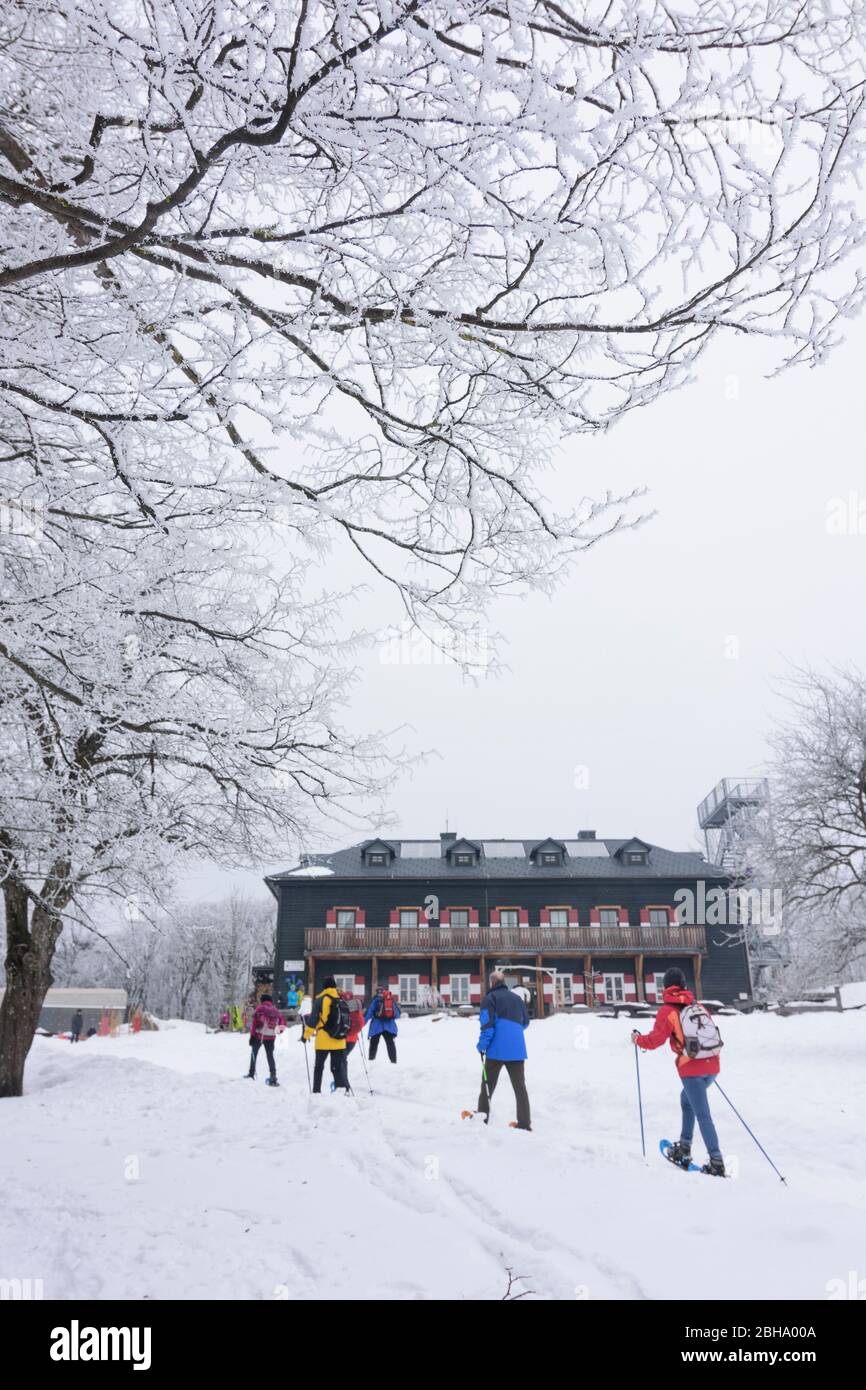 Snowshoe hiker in wienerwald hi-res stock photography and images - Alamy