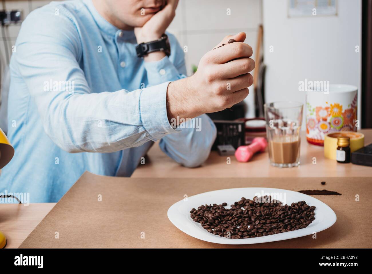 Counting beans hi-res stock photography and images - Alamy