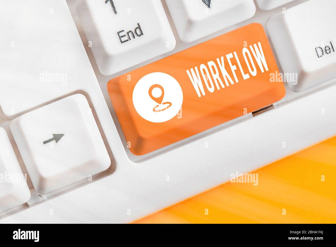 Handwriting text Workflow. Conceptual photo Series of activities or ...