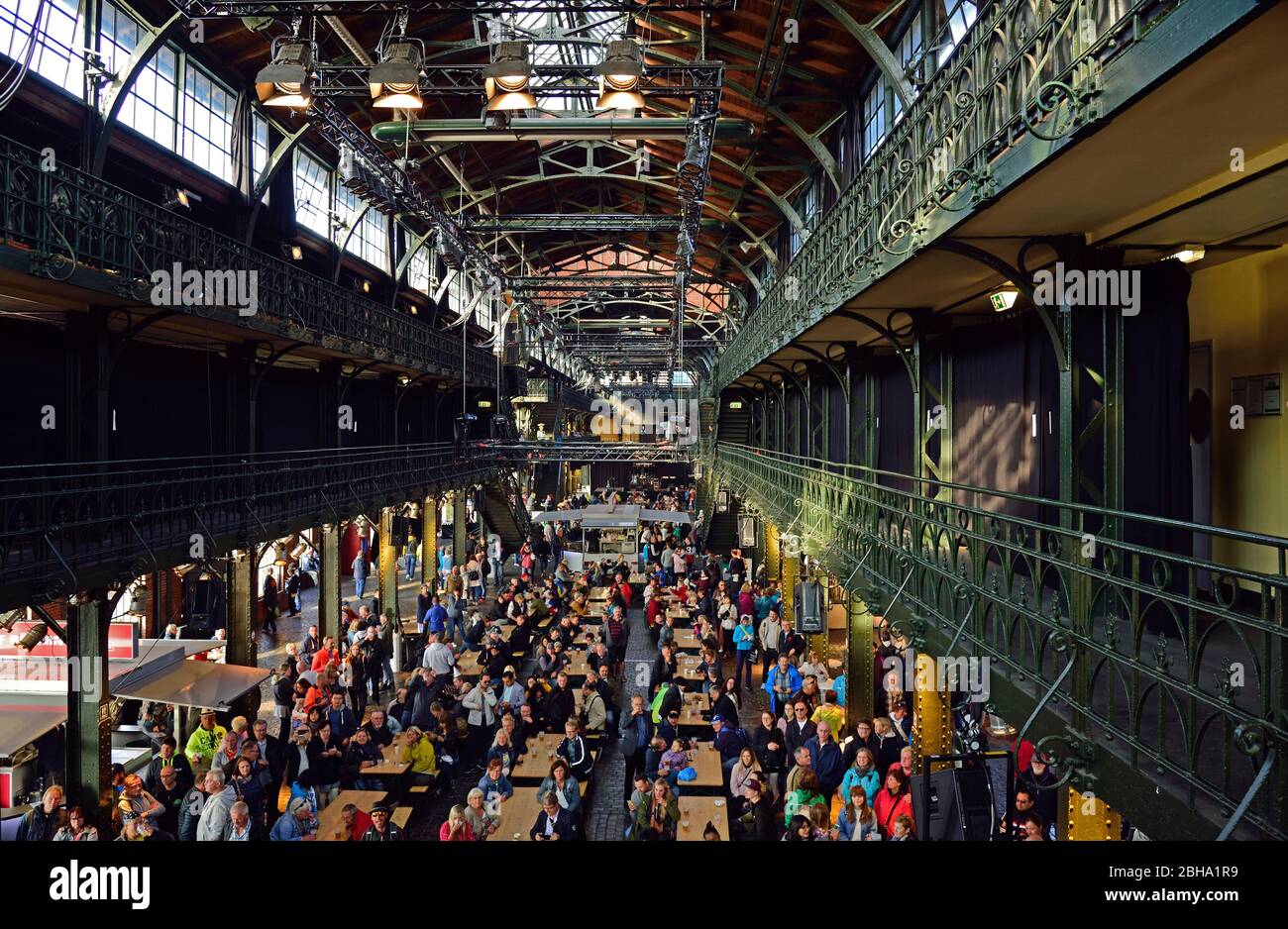 Europe, Germany, Hamburg, St. Pauli, Fish Auction Hall, Event Center ...