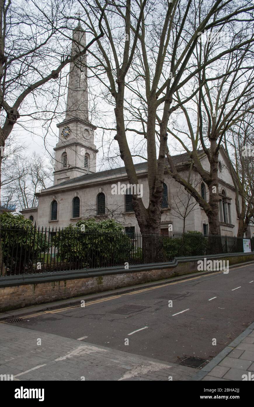 Portland Stone Classical Church St. Lukes Church, Old Street, London ...