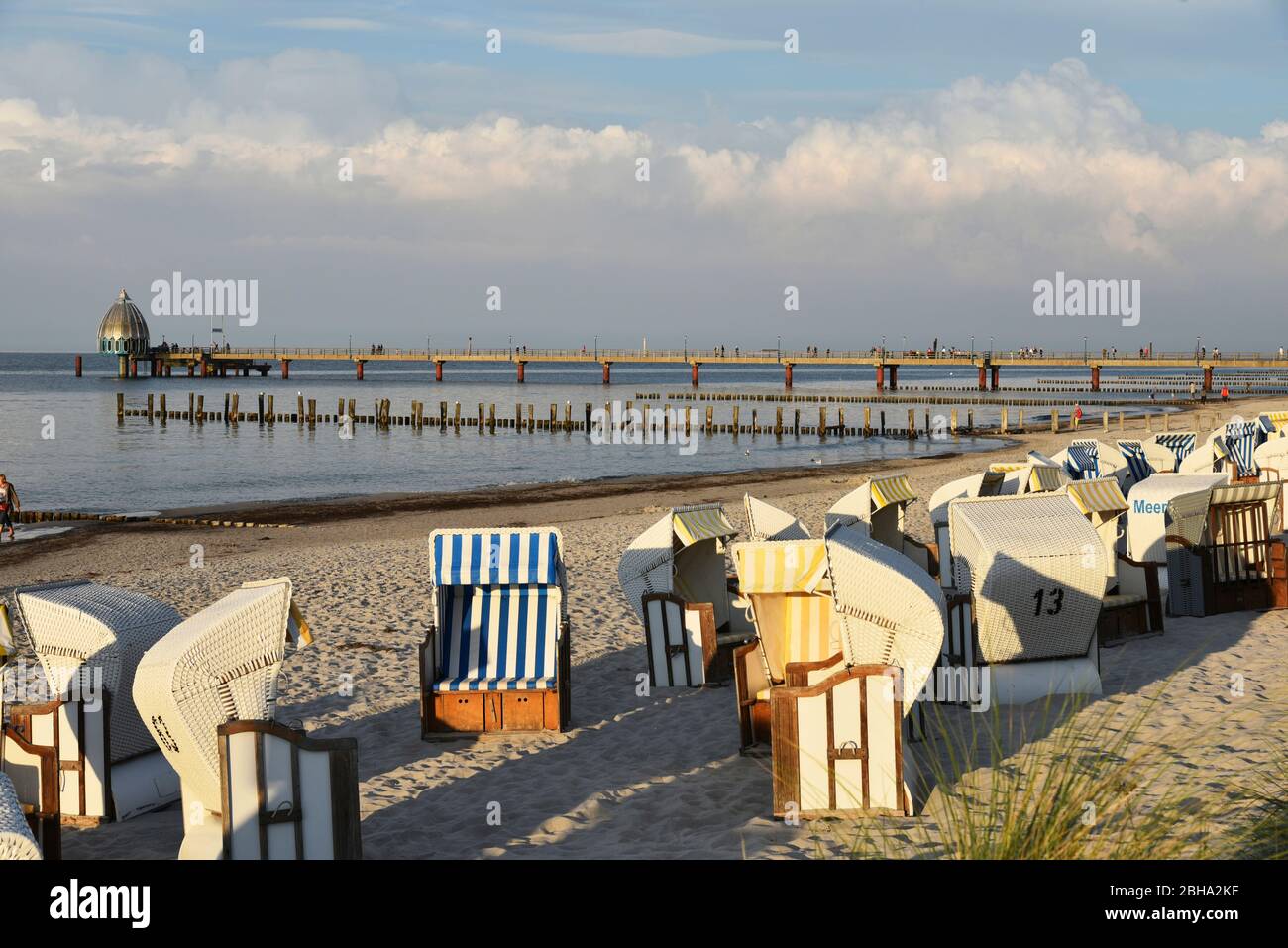 Europe, Germany, Mecklenburg-Vorpommern, Zingst, Baltic Sea, beach ...